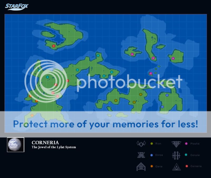 Lylat Maps - Starfox Fanart - StarFox-Online