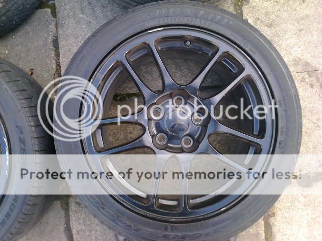 Black Enkei Alloy Wheels - Evo 9 | Driftworks Forum