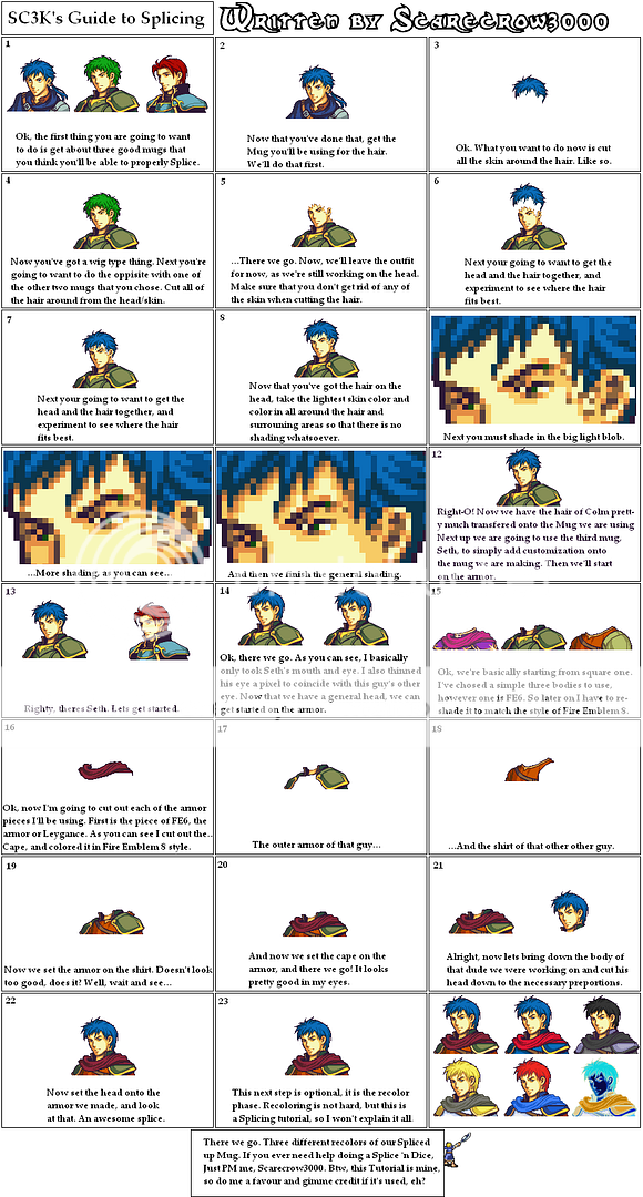 Fire Emblem Spriting Tutorials - Chains Of Element