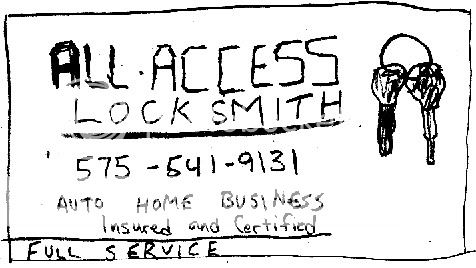 business card sketch | Alan's Blog