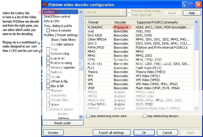 Guide: Setting up FFDShow in Win7 | AVForums