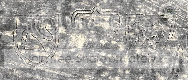 A horse head and three storks mark on tray - www.925-1000.com