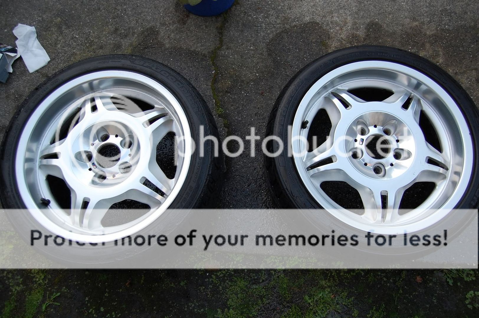 E36 FS: 2 OE BMW E36 8.5" Rear Polished LTW Wheels