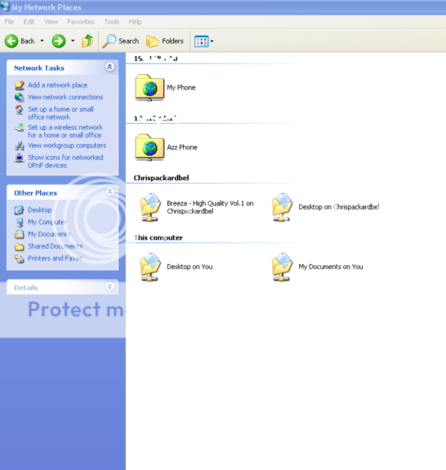 view your phone in my network places on your pc | XDA Forums