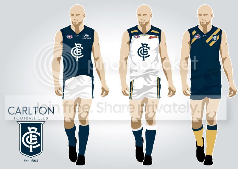 Portfolio - My take on Carlton new logo and jumpers (by Kolja51 ...