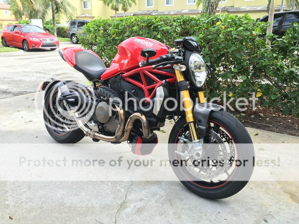 Ducati Monster with Panigale Clip ons | Ducati Monster Motorcycle Forum