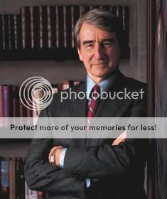 Looking for a specific image: painting of Sam Waterston playing with ...