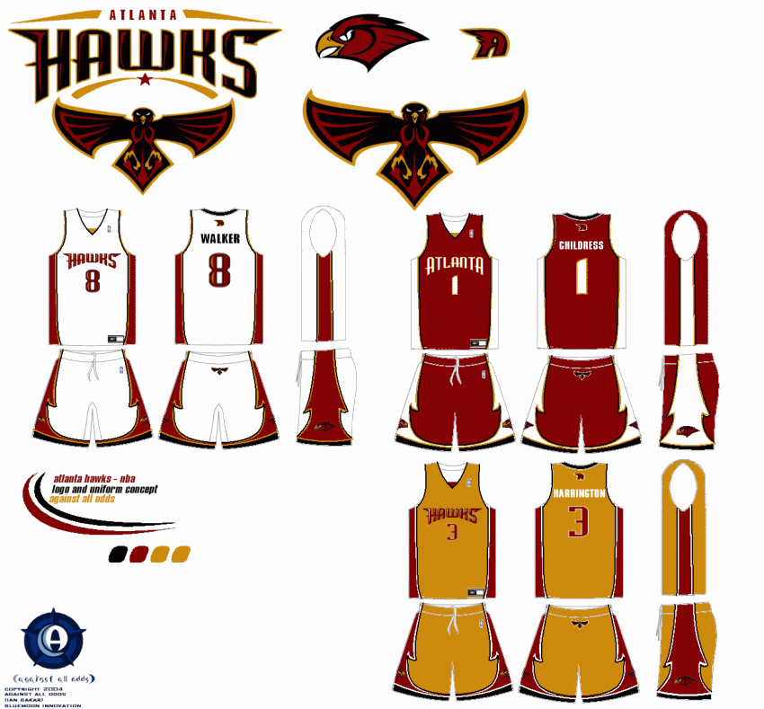 Atlanta Hawks Concept - Sports Logo News - Chris Creamer's Sports Logos ...