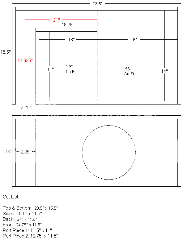 *OFFICIAL* Free Ported Box Plans (56k NO!!) | Dodge SRT Forum