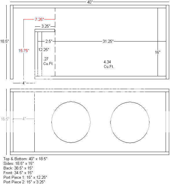 *OFFICIAL* Free Ported Box Plans (56k NO!!) | Dodge SRT Forum