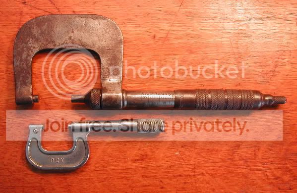 Ugly huge crude shop made micrometer