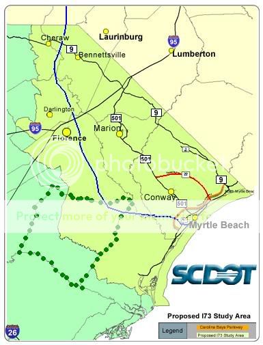 I-73 - South Carolina - UrbanPlanet.org