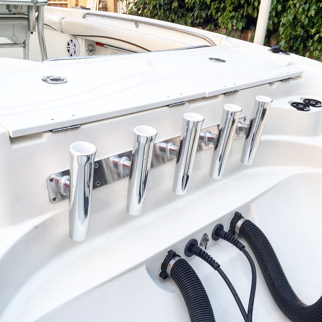 Attaching Rod Holders To Transom with no rear Access - The Hull Truth ...
