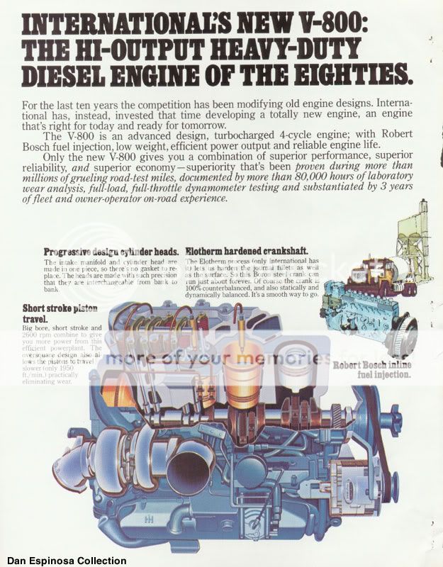 International V800 class 8 tuck engine?? | The Diesel Garage