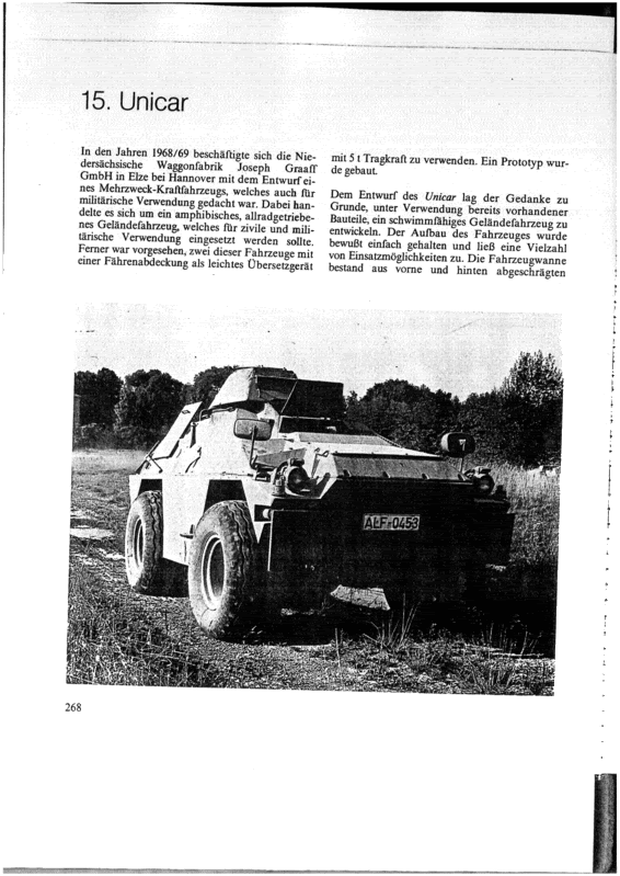 Unicar armoured car | Secret Projects Forum