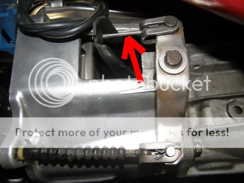 Exploded view of cable clutch setup?