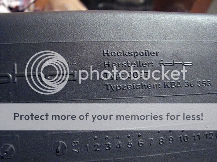 FS - Foha 40097 or 0097 rear spoiler $40 + Shipping | VW Vortex ...