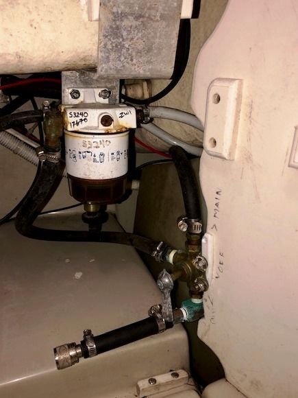 Gas tank relocation.