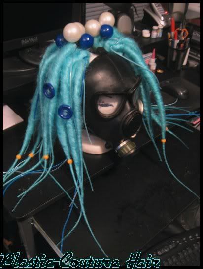 Super Jumbo C0d3 Blu3 Space Alien Dreads! - Hair Extensions Forum
