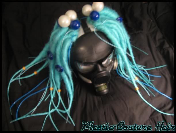 Super Jumbo C0d3 Blu3 Space Alien Dreads! - Hair Extensions Forum