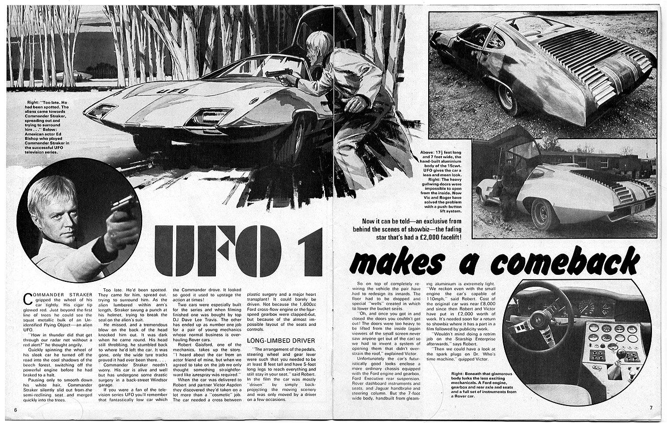 The cars of UFO TV series - AutoShite - Autoshite