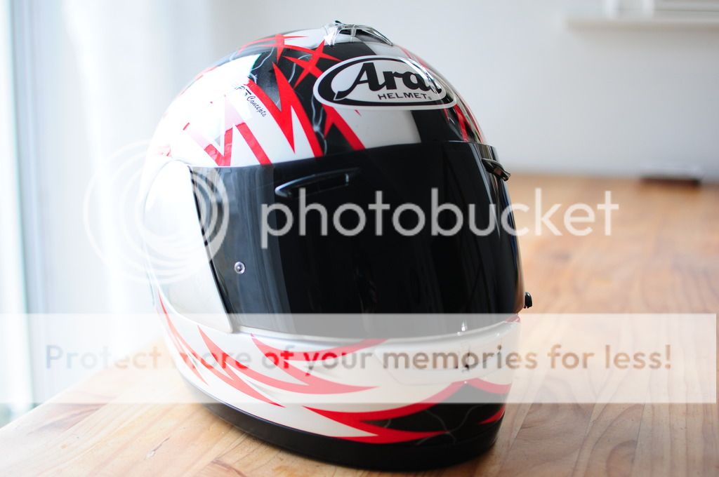 For Sale - Arai Condor Helmet - Medium Red/white/black | Ducati Forum