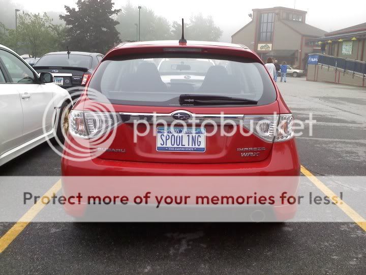 Vanity Plates - Your opinions! | IW STi Forum