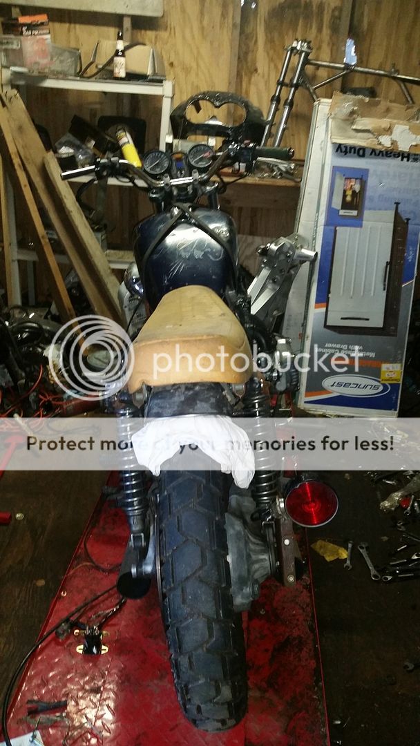 1975 Honda GL1000 Goldwing Rat Rod thing... | DO THE TON