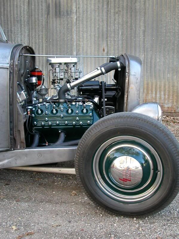 59A Flathead into a '32 Frame, The Fan - The Ford Barn