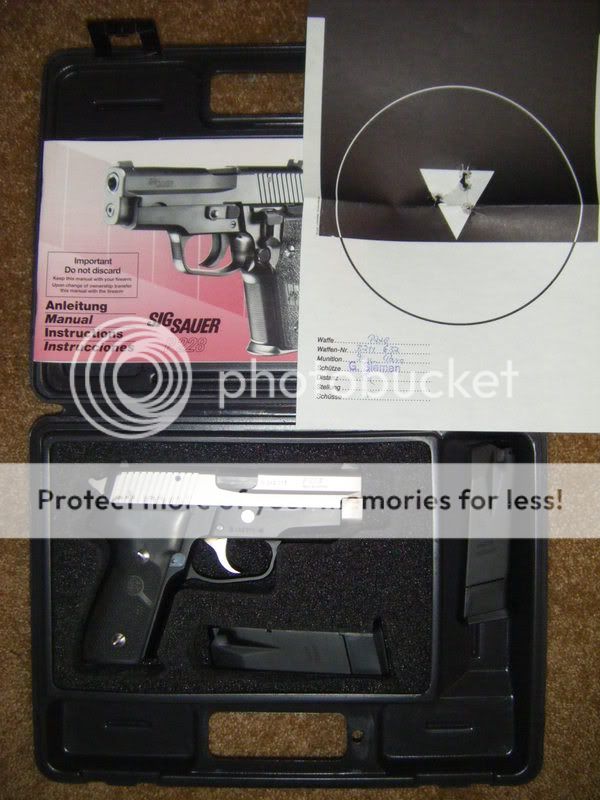 WTS: Sig P228 Two-Tone 9mm used ***SOLD*** - Calguns.net