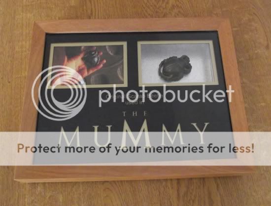 The Mummy Screen Used Scarab Prop Display | riddickarchive