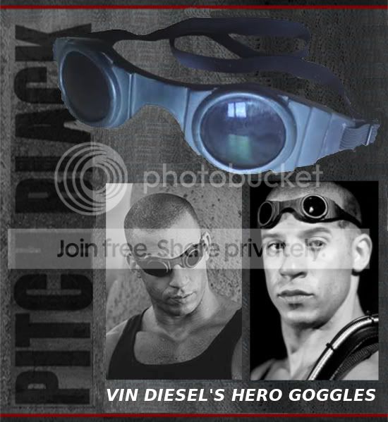 Riddick (Vin Diesel) Hero Goggles | riddickarchive