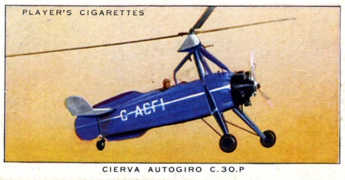 Cierva C30 Gonzalez Byass Aerial Publicity Tour Mid 1930'S - Aircraft ...