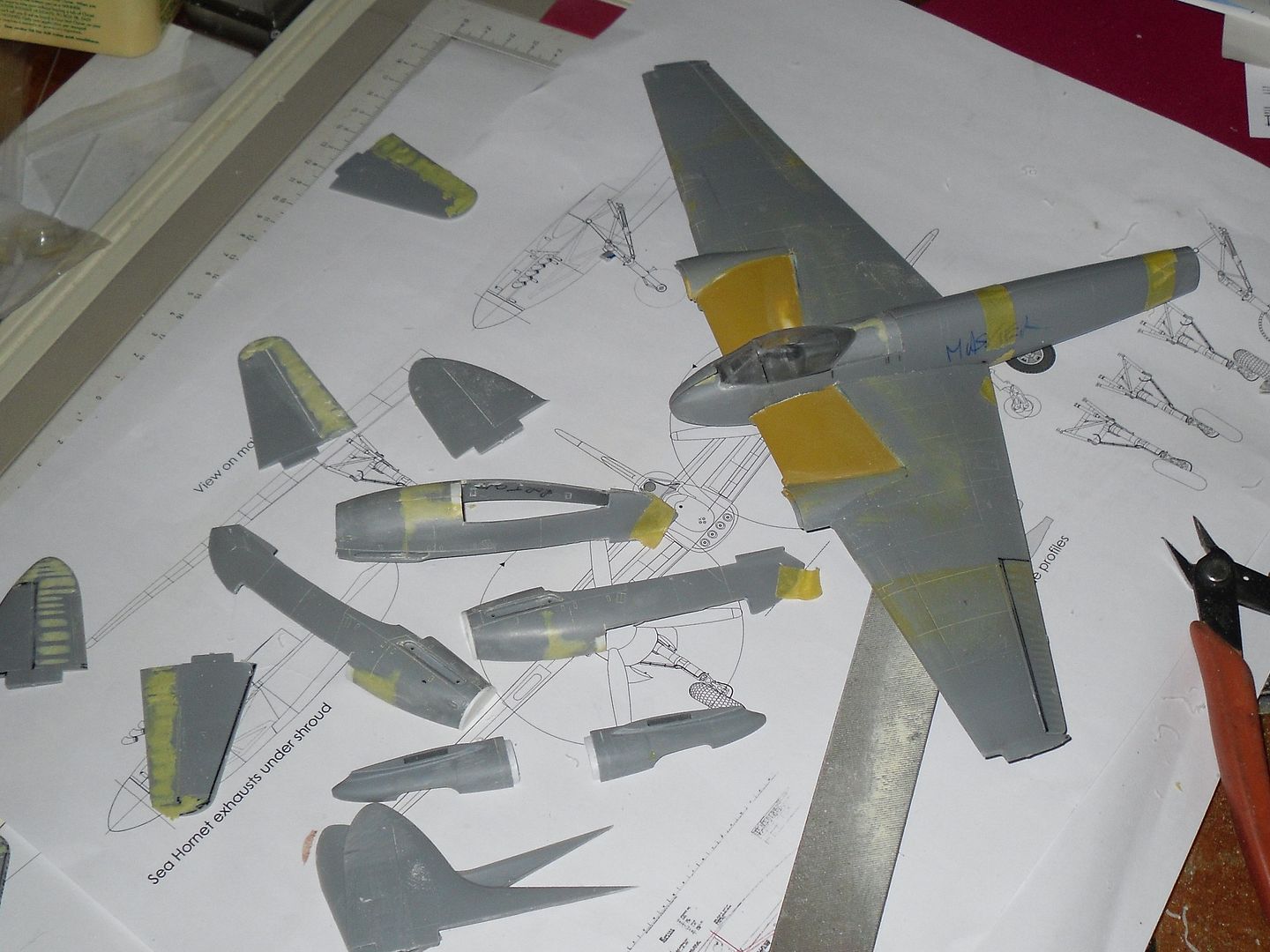 A DH Hornet Fix-ation - Page 6 - Work in Progress - Aircraft ...
