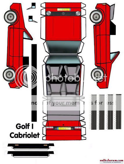 golf I paper models | Page 3 | VW Vortex - Volkswagen Forum
