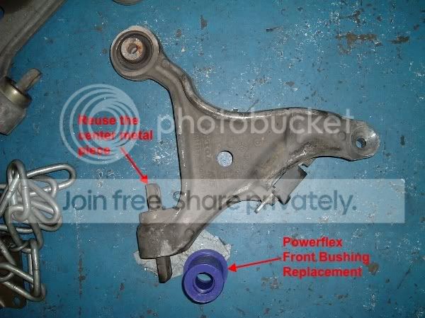 Control arms/front CA bushings - different PNs for "Police" and "Taxi ...