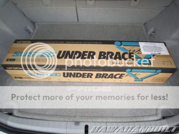 TANABE SUSTEC Strut Tower Bar & Under Brace DIY Installation PIX ...