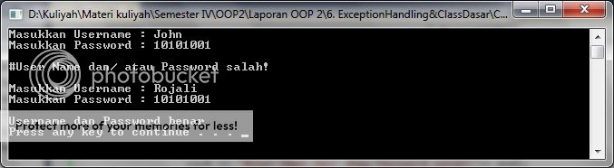 OOP2 : Perbedaan C# , Java dan C++EXCEPTION HANDLING | hijaudanputih