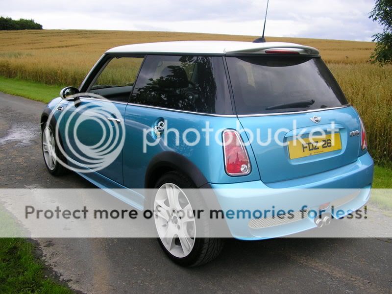 MINI Cooper S Boot Spoiler in white | RMS Motoring Forum