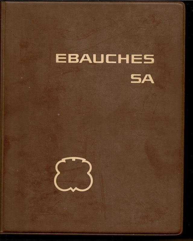 Coin des Affaires - Livre : Catalogue Ebauches SA - 1963