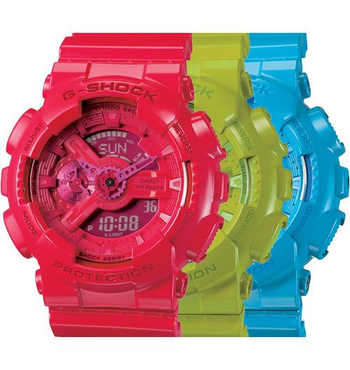 Chronomania - United Colors of Casio G-Shock , l' Hyper Colors GA110