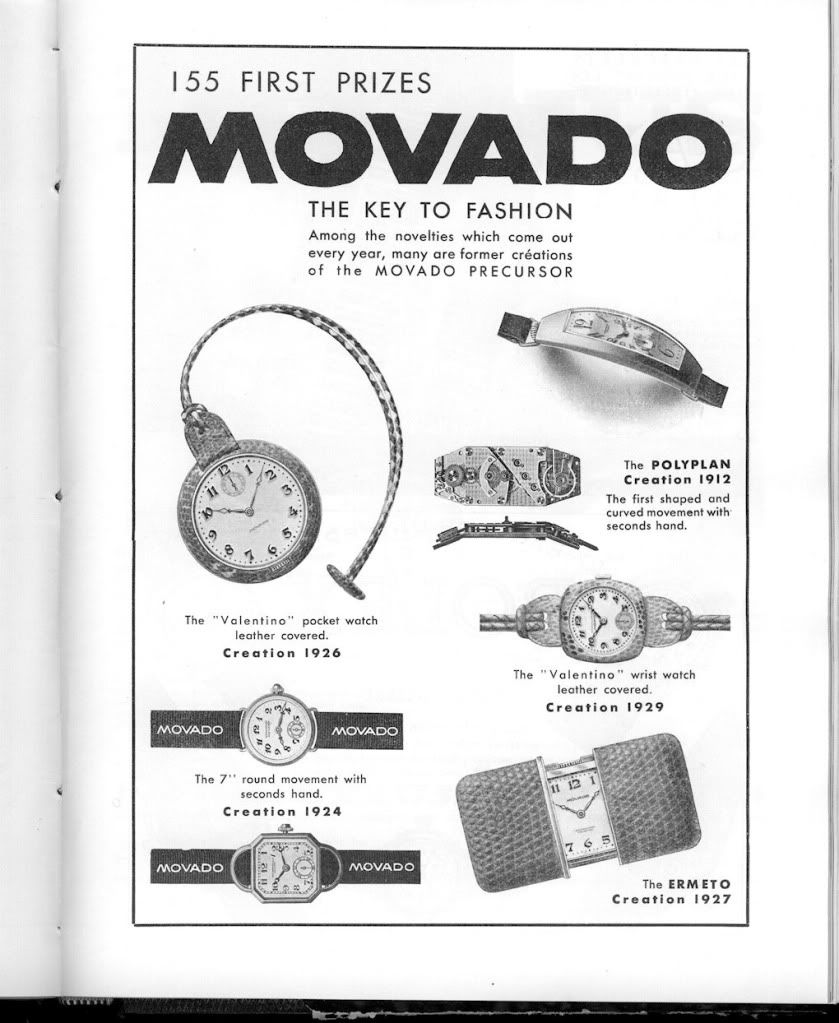 Chronomania - Movado Polyplan , ou comment plier un calibre en 3 ...