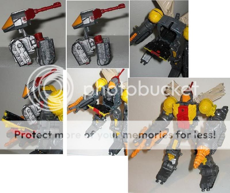 Minor/Repaint: - Cybertron Omega Supreme w/mini con Omega Spreem ...