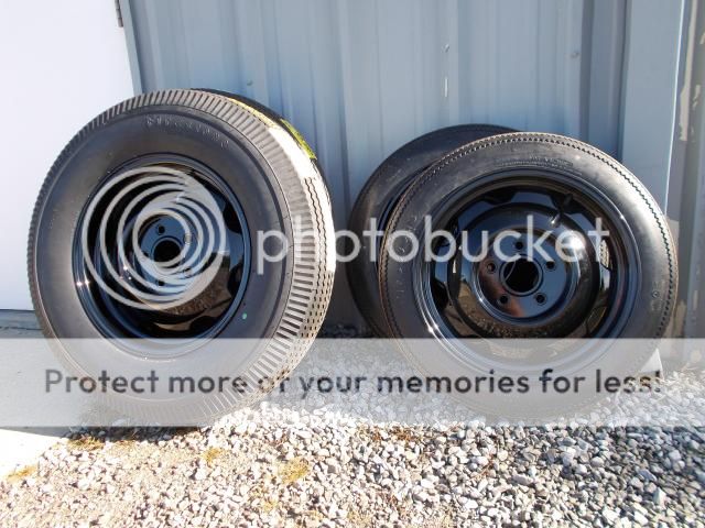 set of DIVCO wheels , 18 " firestones Milk Truck high clearance repops ...