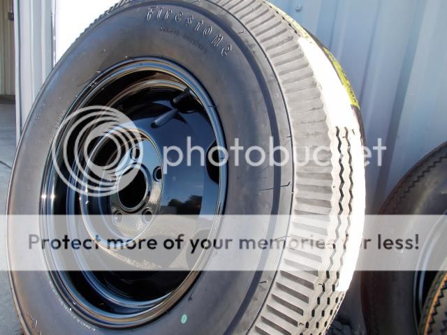set of DIVCO wheels , 18 " firestones Milk Truck high clearance repops ...