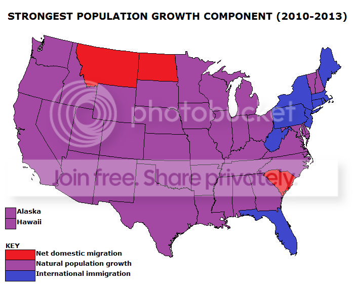 Us Map Population Growth