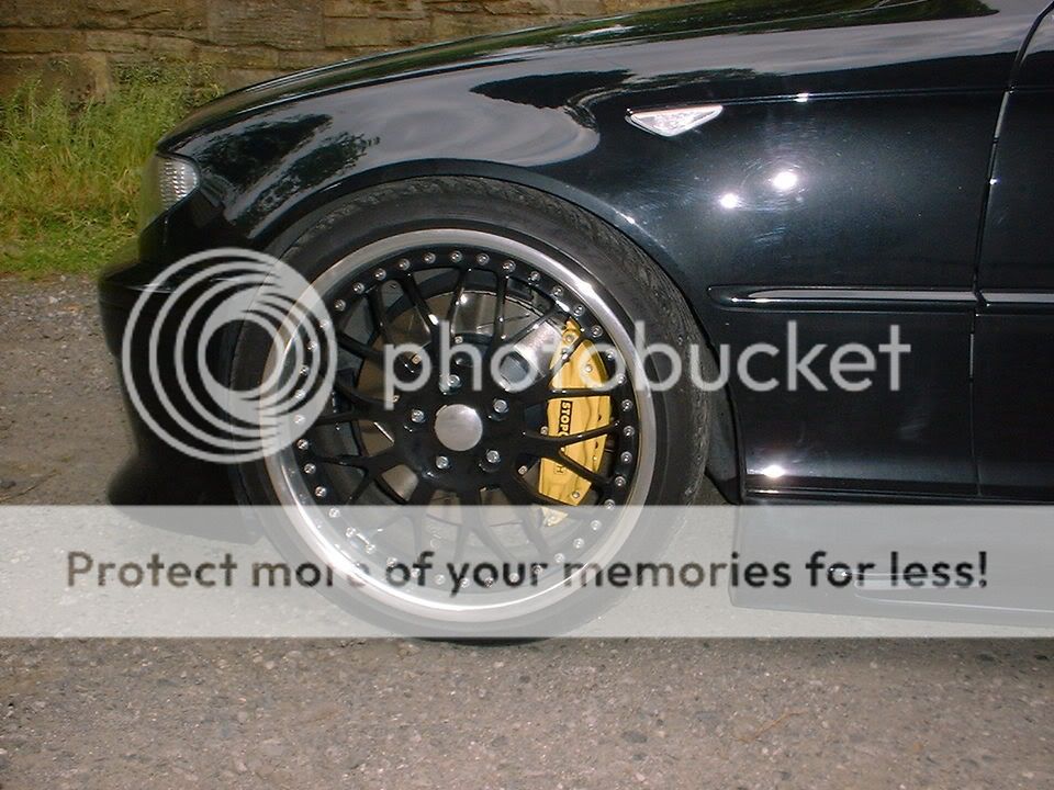 Yellow Stoptechs now on... | E46 Fanatics Forum