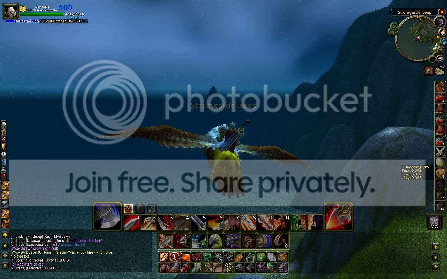clicker's paradise: first attempt at custom ui, or, warrior pvp summed ...