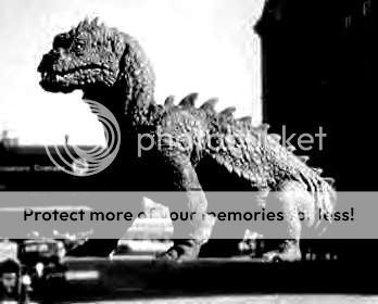 Team Shodaigoji, Varan, Rhedosaurus vs Team Ogra, Paleosaurus ...