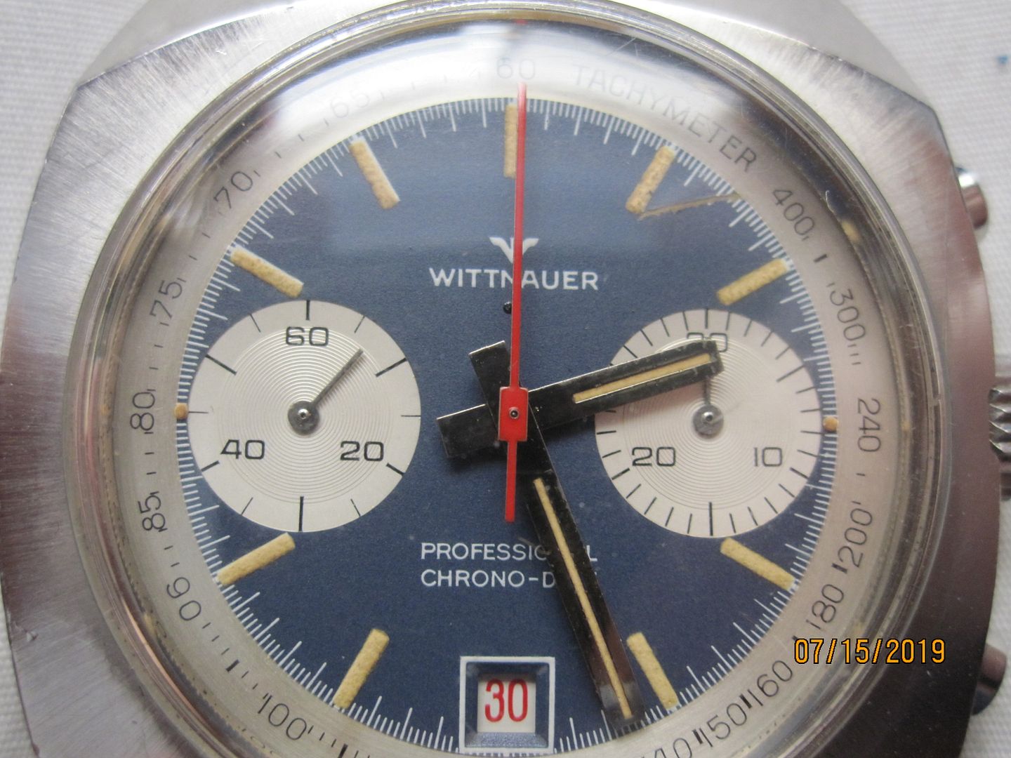 Longines-Wittnauer Valjoux 7734 Chronograph w/ Original Boxes and ...